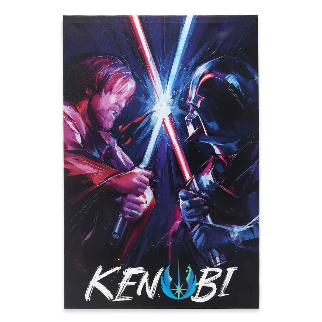 Obi-Wan Kenobi & Darth Vader Canvas – Holocron Toy Store
