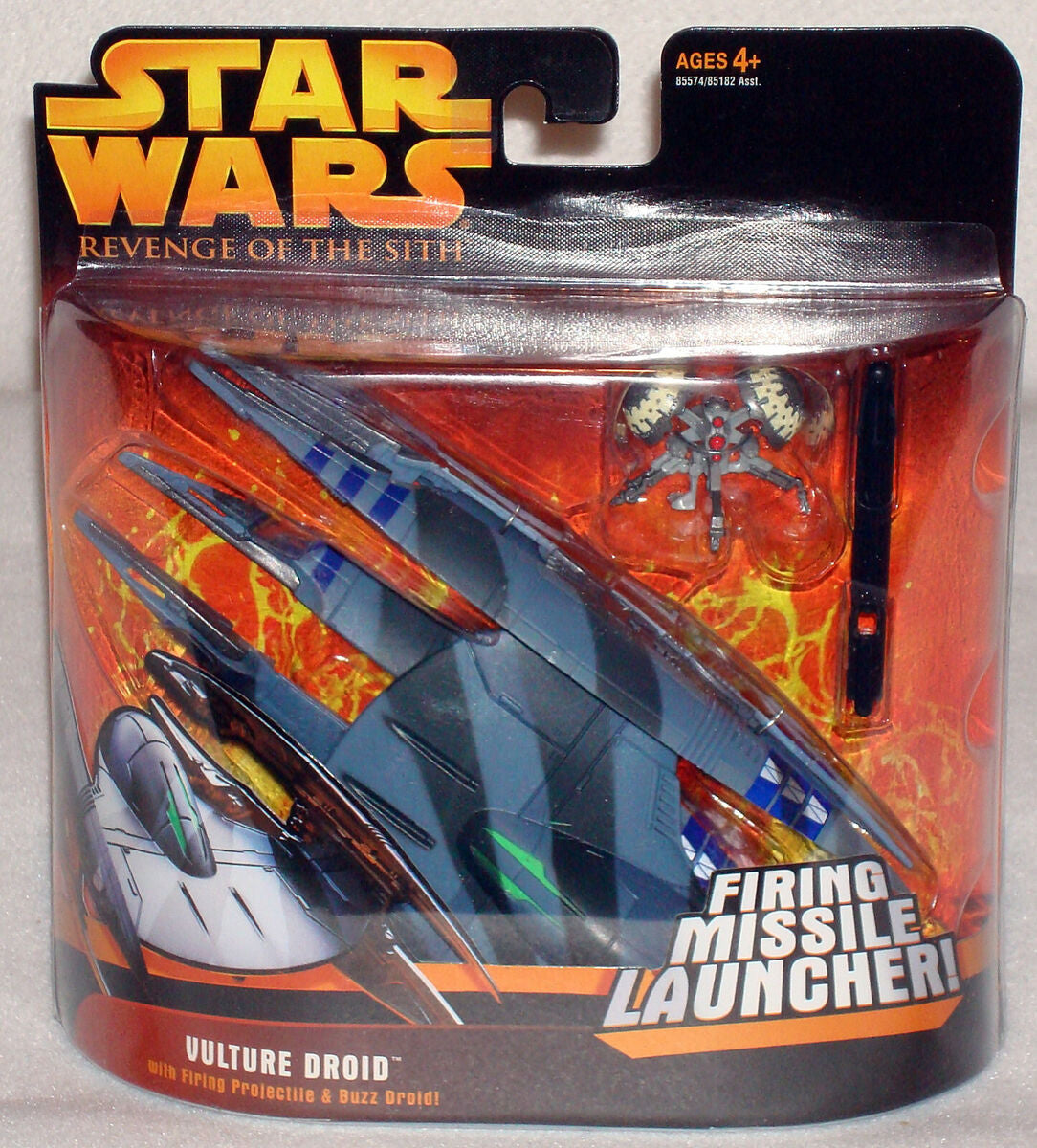 Vulture Droid with Firing Projectile & Buzz Droid ROTS – Holocron Toy Store