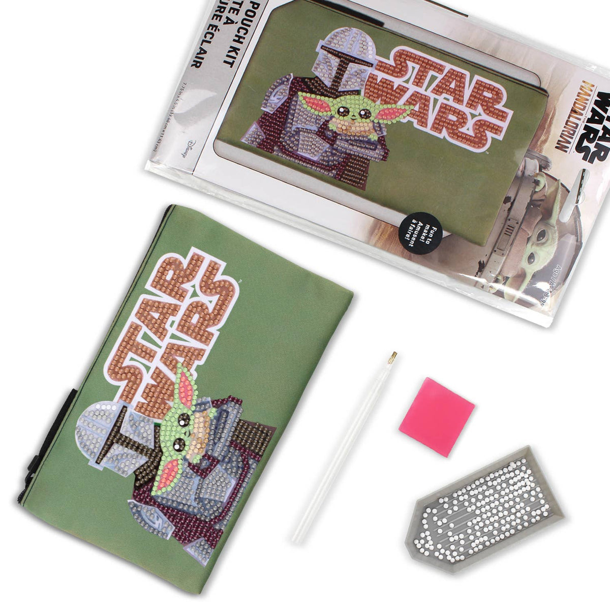 Star Wars Grogu And Mando Dotzies Pouch Kit – Holocron Toy Store