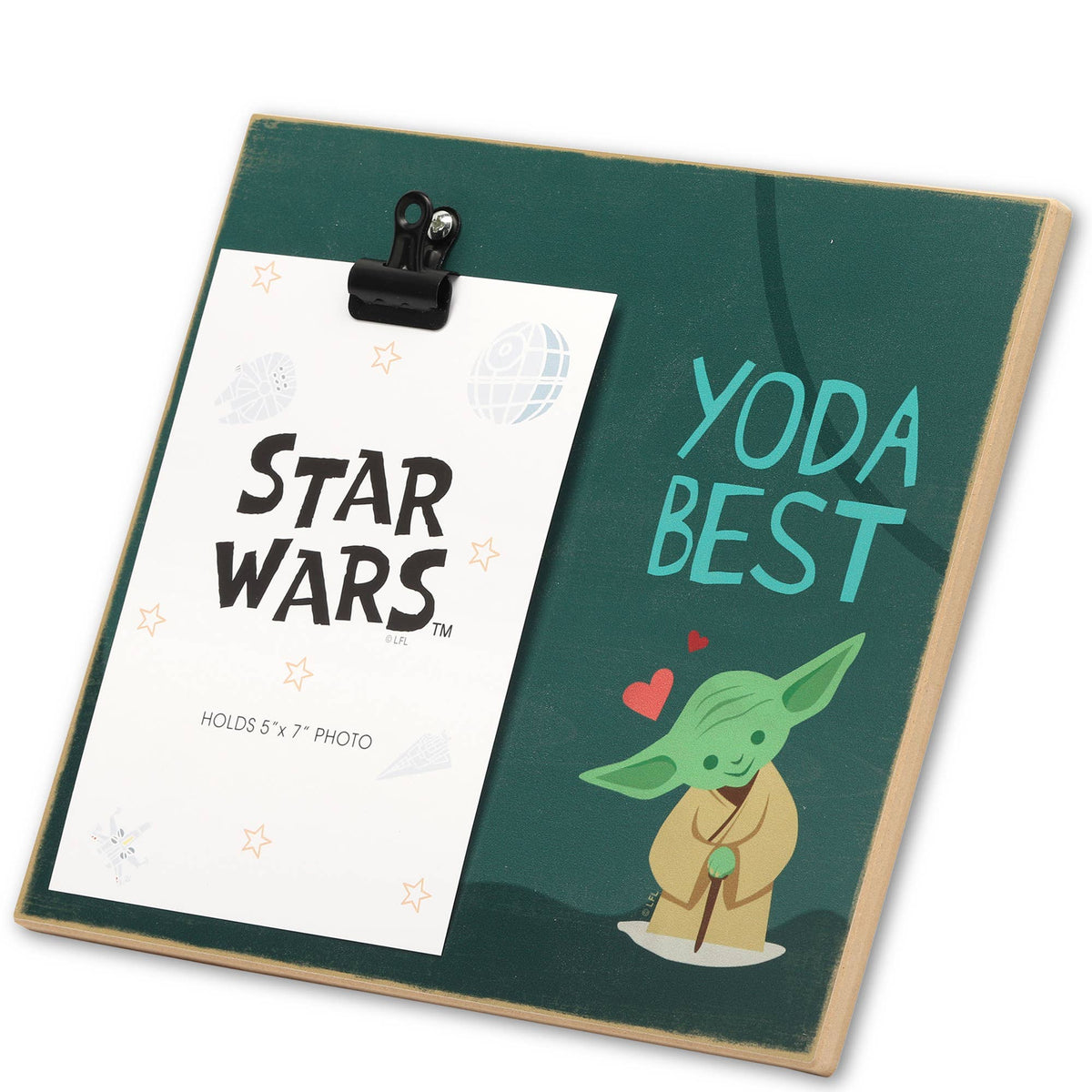 Disney Star Wars Yoda Best Wood Photo Clip Frame – Holocron Toy Store
