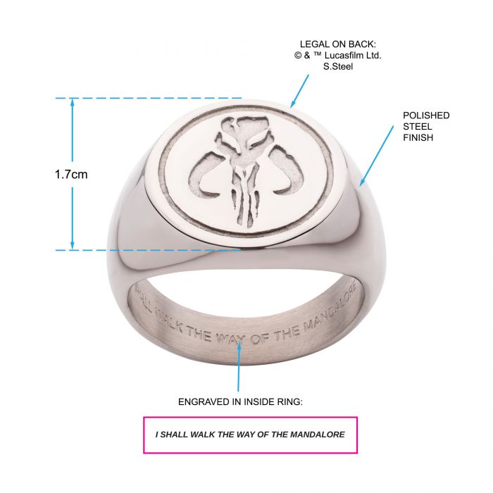 Mandalorian Symbol Ring Mythosaur – Holocron Toy Store