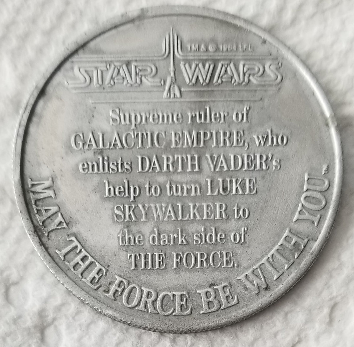 Emperor POTF coin – Holocron Toy Store