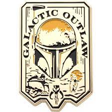 Boba Fett Galactic Outlaw Enamel Pin – Holocron Toy Store