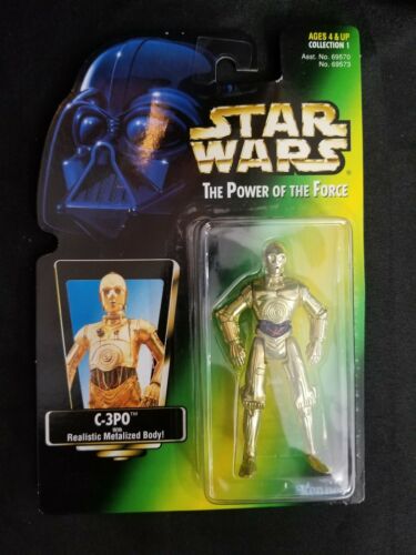 C-3PO with Realistic Metalized Body POTF (Japanese) – Holocron Toy Store