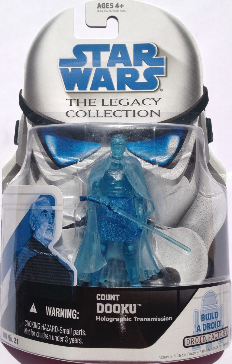 Count Dooku Hologram BD21 Legacy 2008 – Holocron Toy Store